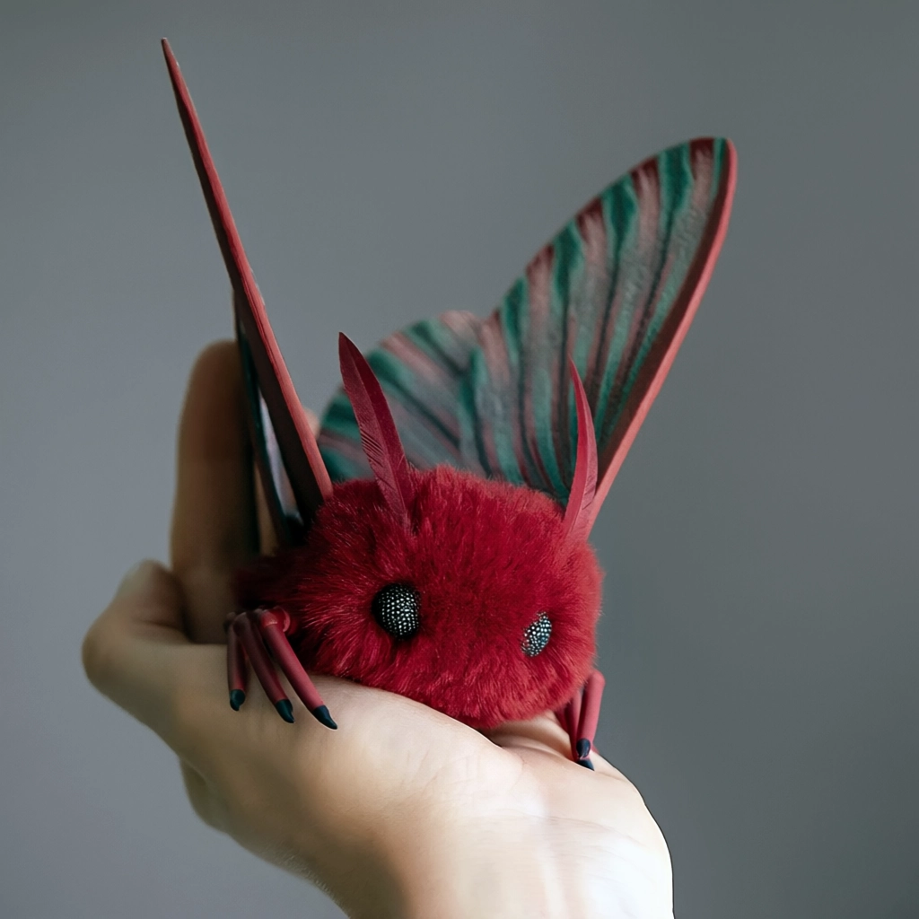 Moth Dolls - Unique Handcrafted Gifts - Cute Plush Insect Figurines