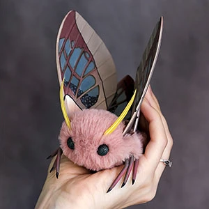 Moth Dolls - Unique Handcrafted Gifts - Cute Plush Insect Figurines